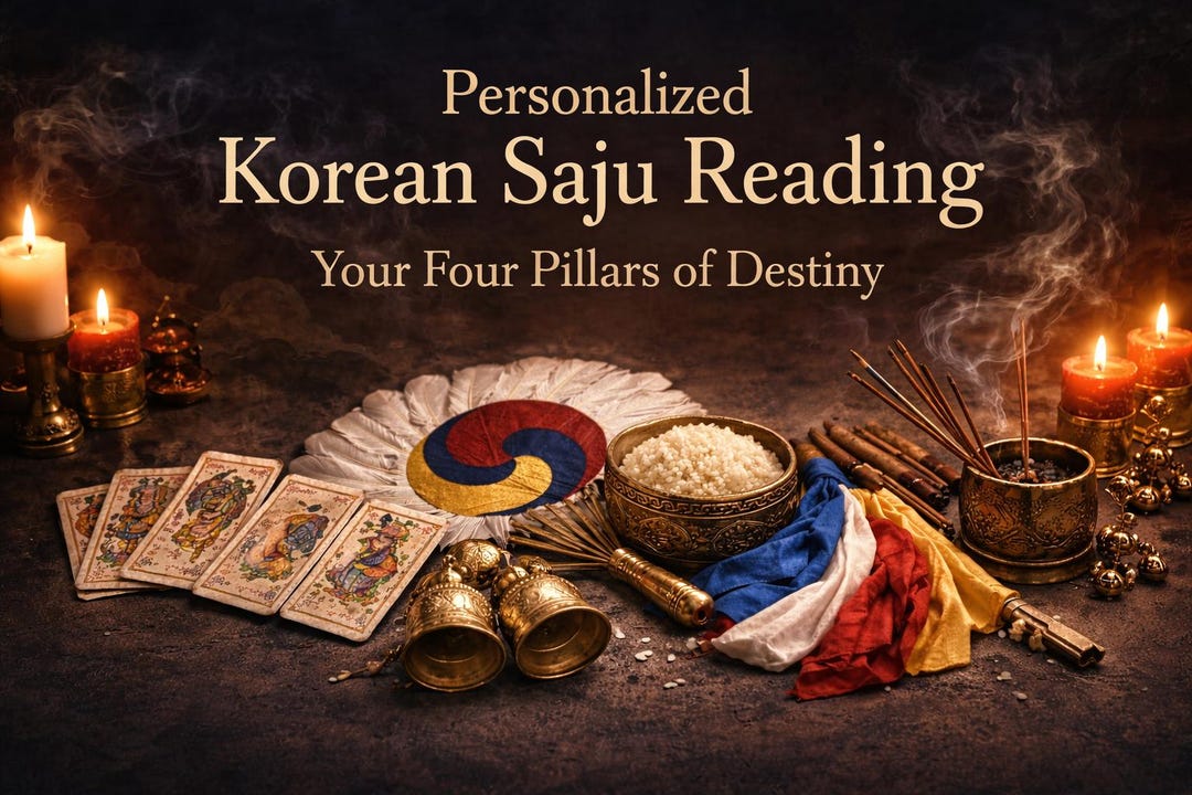 Personalized Korean Saju Reading; Your Four Pillars of Destiny - Etsy