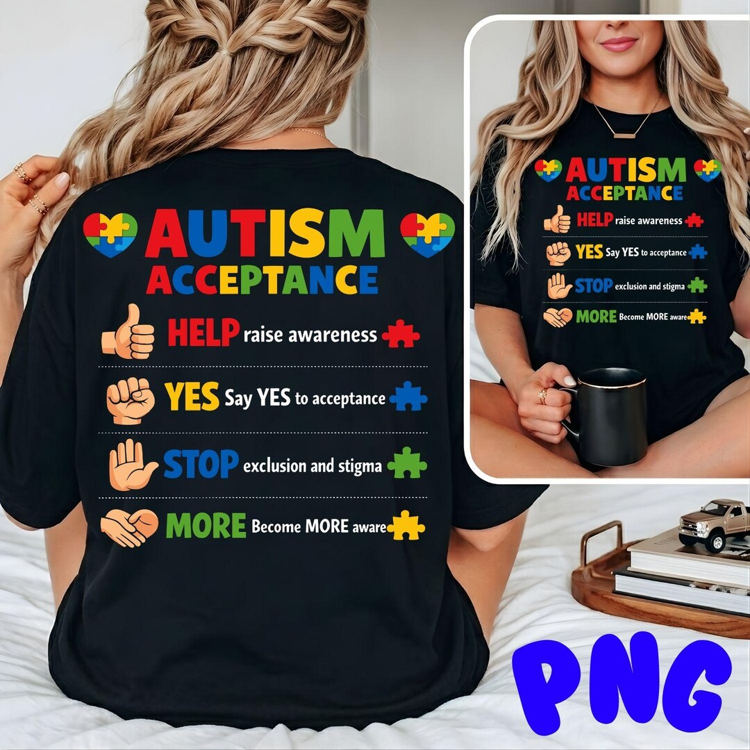 Autism Awareness Acceptance Hand Sign Language SPED Teacher SVG PNG ...
