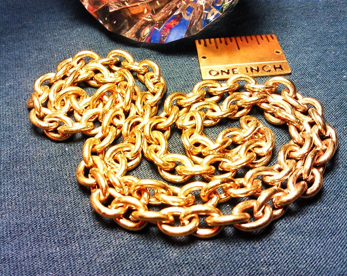 Large Link Thick Chain, 6x8mm Links, 20 Inches Long, Destash, Supplies ...