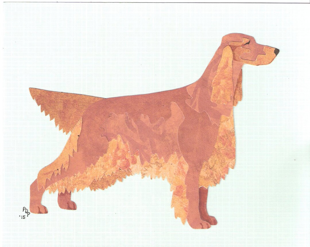 Irish Setter Cut Up - Etsy