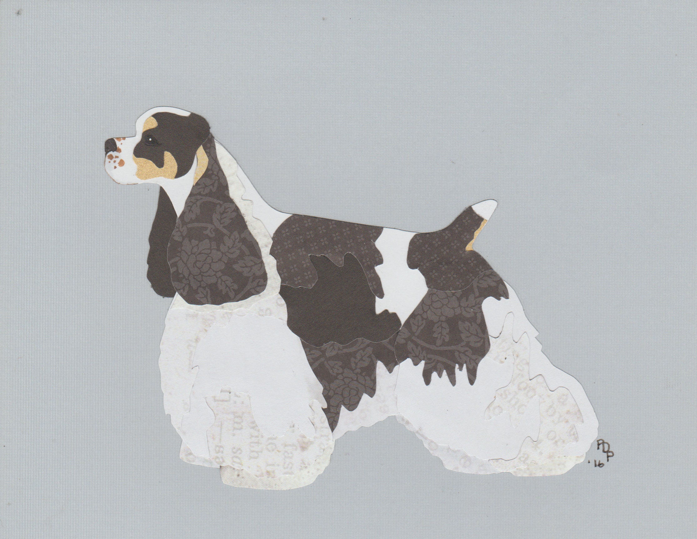 American Cocker Spaniel all Colors Available Handmade Original Cut ...