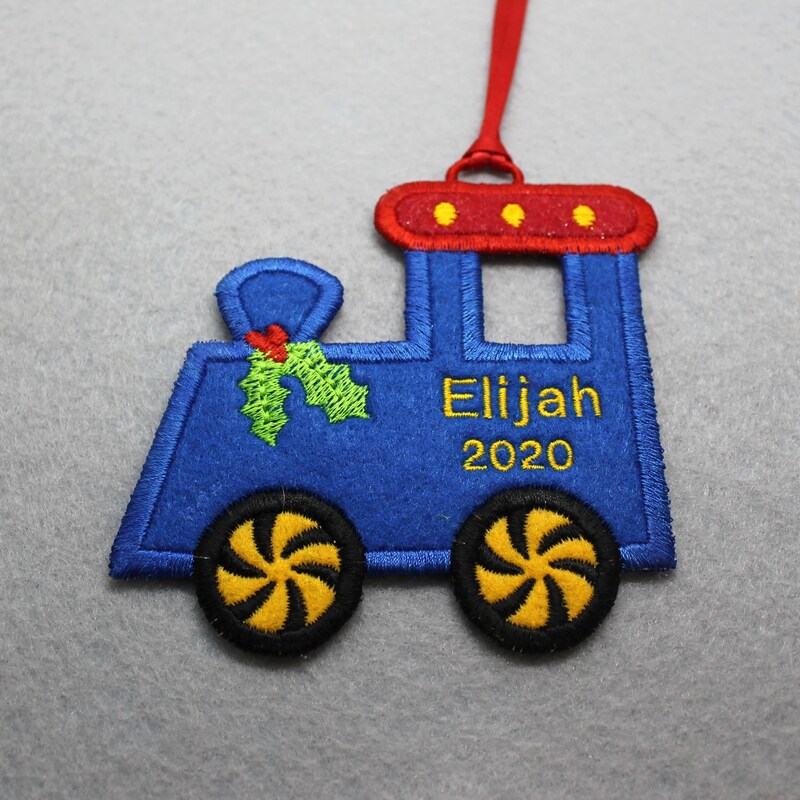 Felt Train Ornament - Etsy
