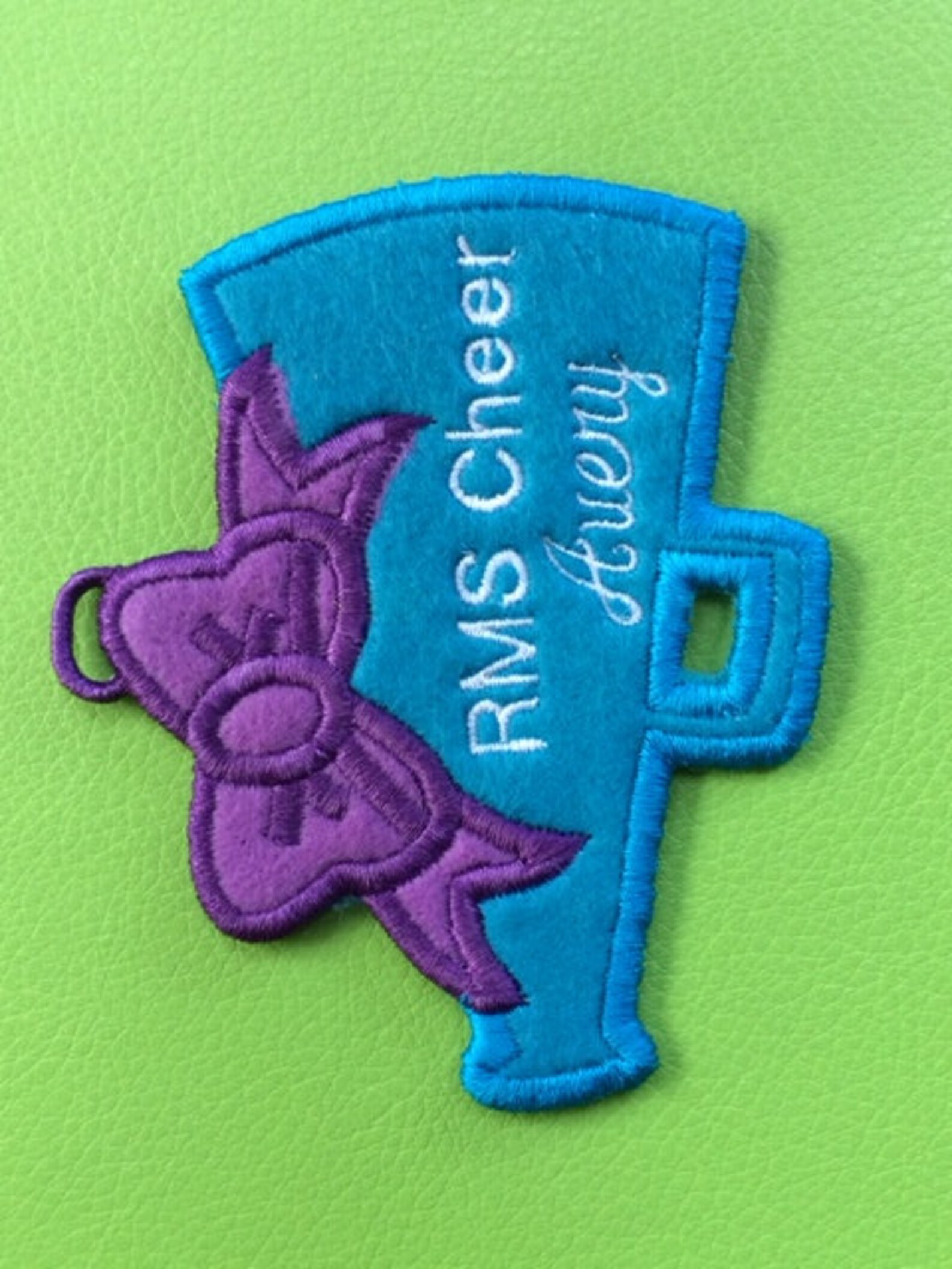 Personalized Cheer Megaphone Felt Ornament Wreath Decoration | Etsy