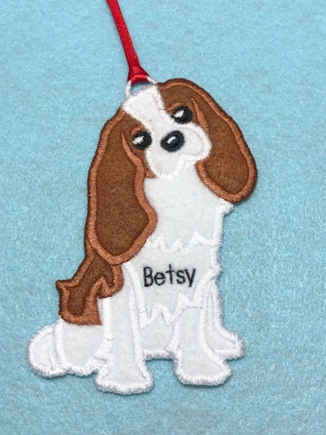 Personalized Cavalier King Charles Spaniel Dog Ornament, Christmas ...