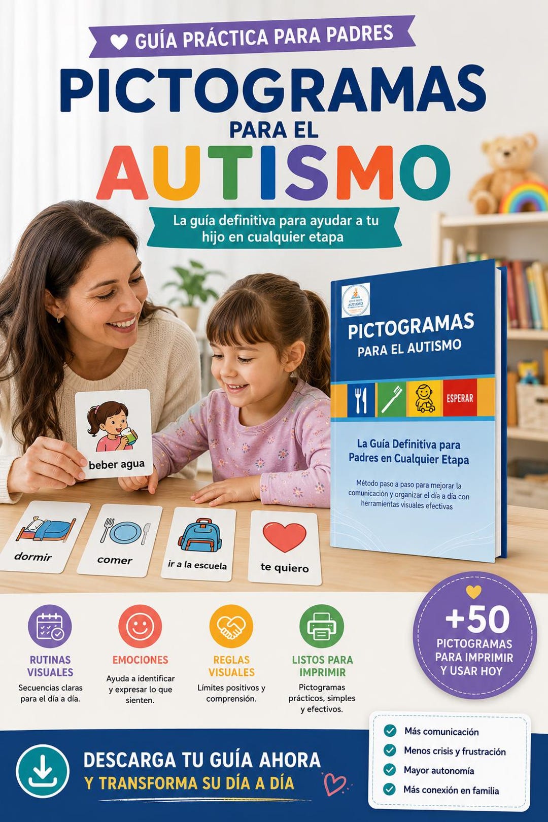 Pictograms for Autism Printable Guide - Visual Routines for Children ...