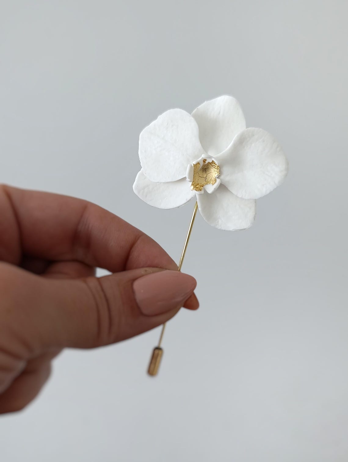 Orchid Wedding Lapel Pin, Groom Boutonniere, Groomsmen Suit Pin, Women ...