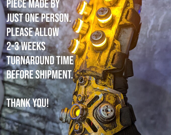 Power Node SINGLE Gauntlet - Cyberpunk Ultra Bright LED Original Design ...
