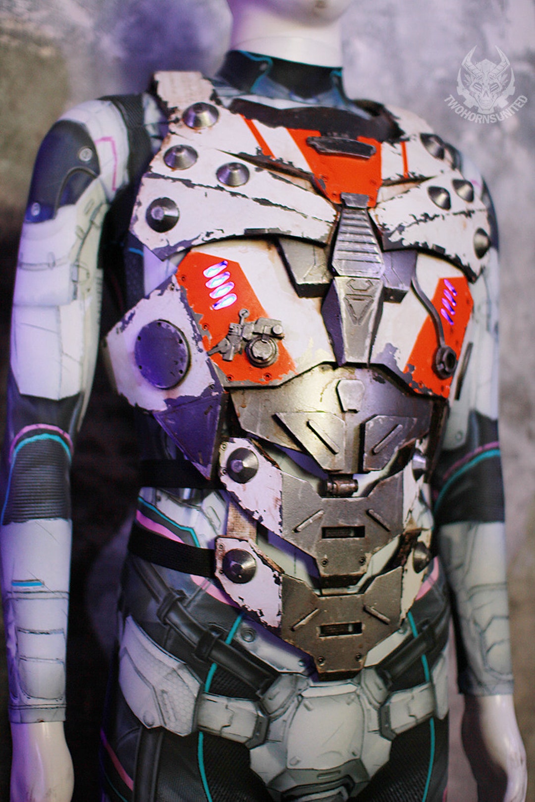 Proteus Cybernetic Enhancement Torso Armor Cyberpunk Scifi Robotic One ...