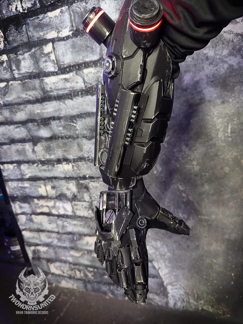 Progenitor V1 Arm Augmentation - Cyberpunk LED Original Design Light up ...