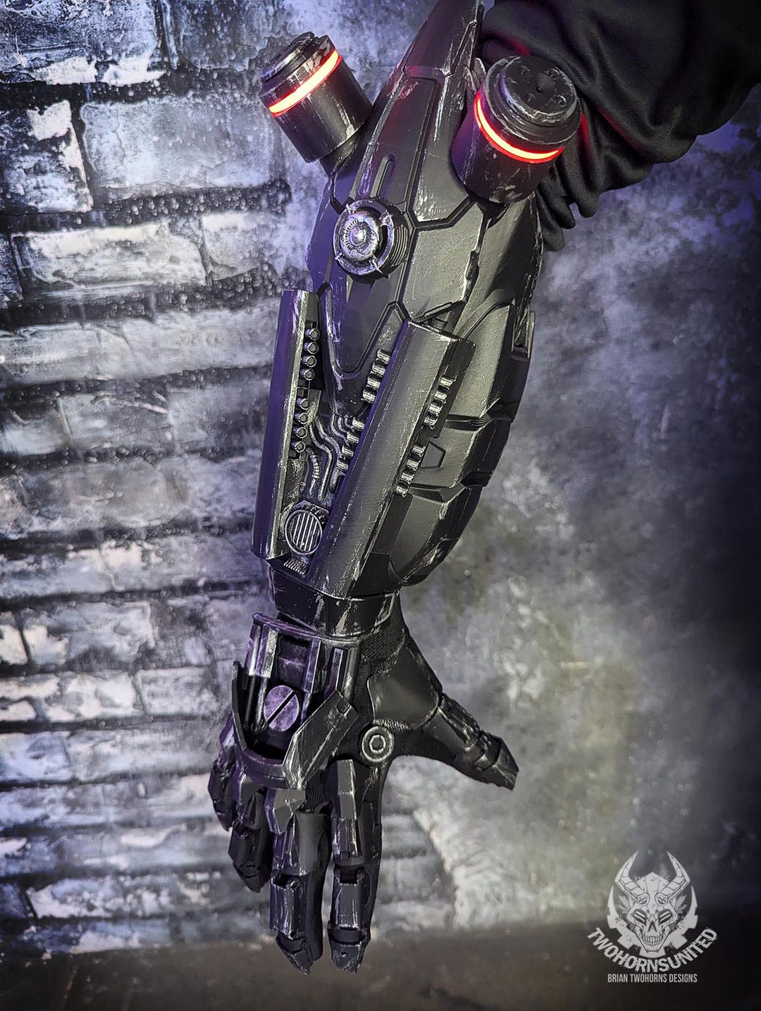 Progenitor V1 Arm Augmentation - Cyberpunk LED Original Design Light up ...