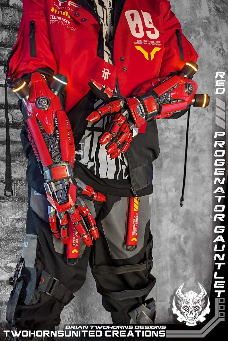 Progenitor Arm Augmentation - Cyberpunk Light up LED Original Design ...