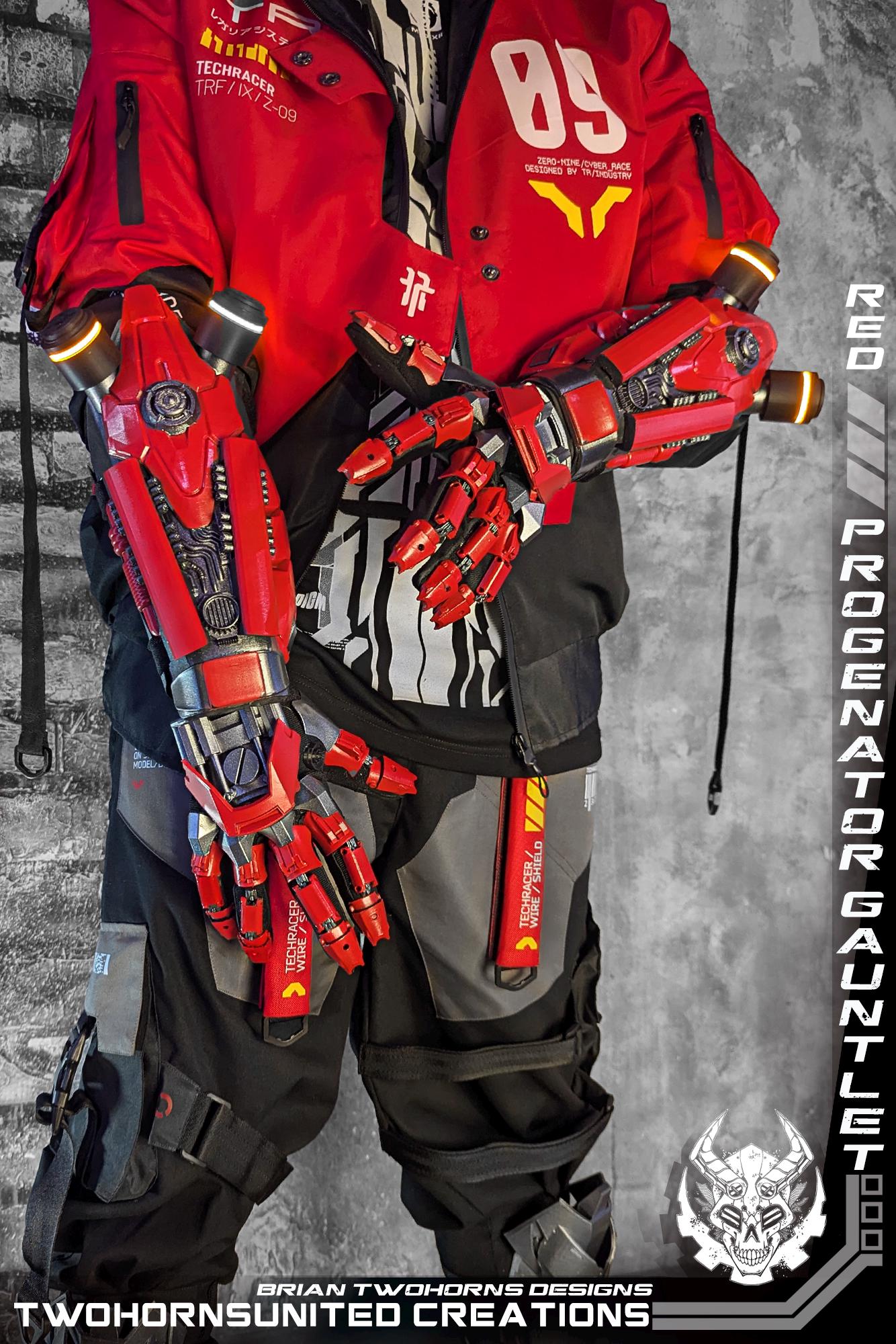 Progenitor Arm Augmentation - Cyberpunk Light up LED Original Design ...