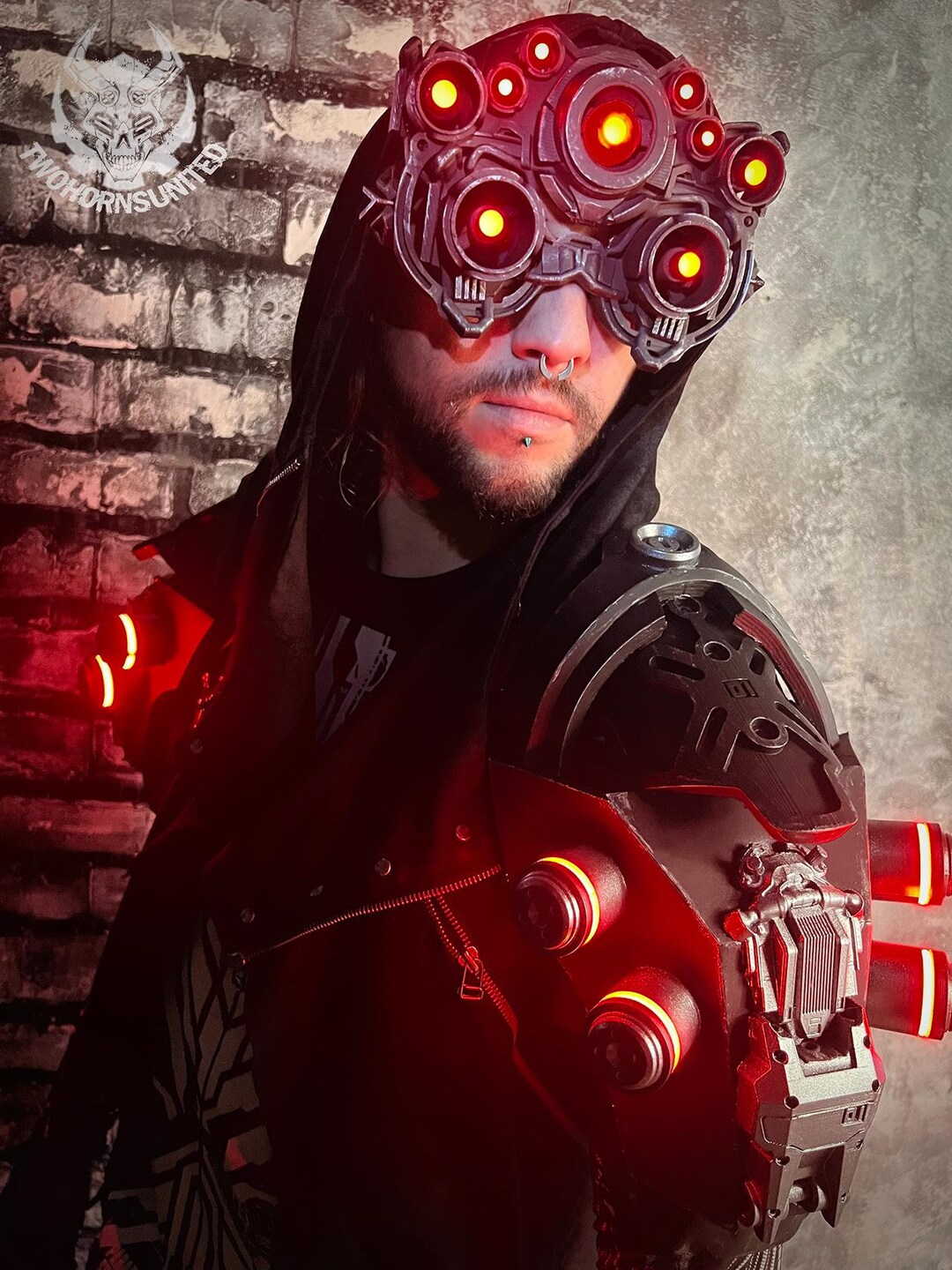 Hivem1nd 2.0 - Cyberpunk Multi-eye ULTRA BRIGHT LED Original Design ...