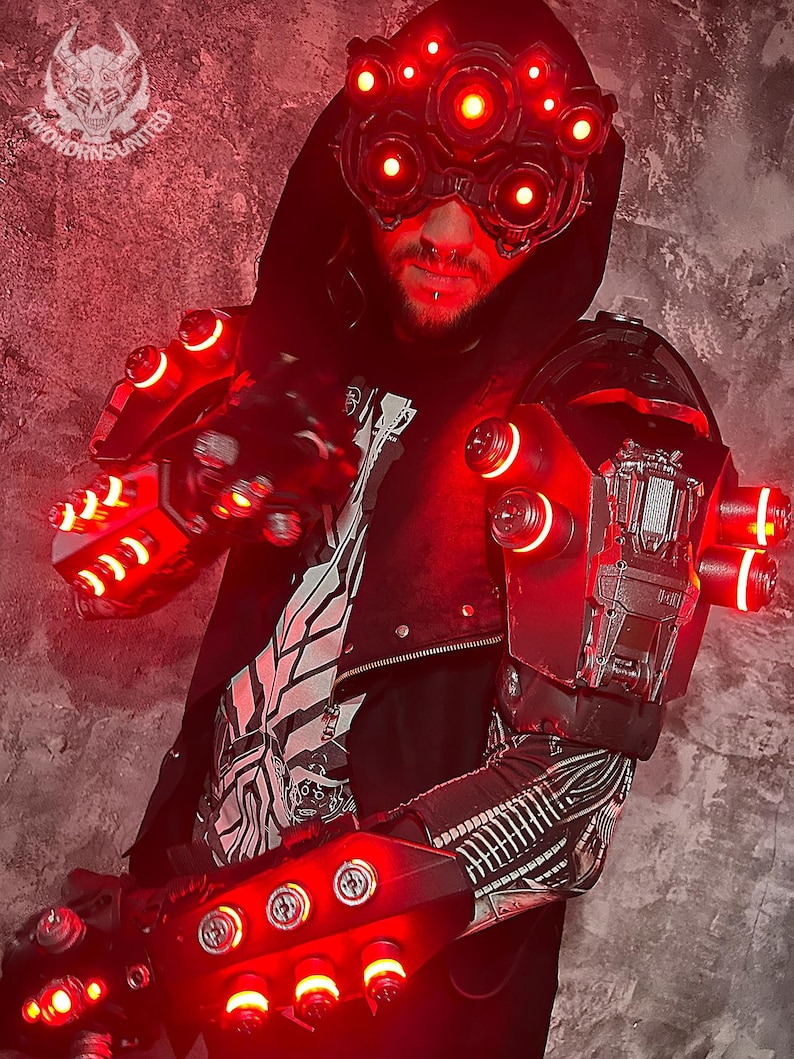 Hivem1nd 2.0 - Cyberpunk Multi-eye ULTRA BRIGHT LED Original Design ...