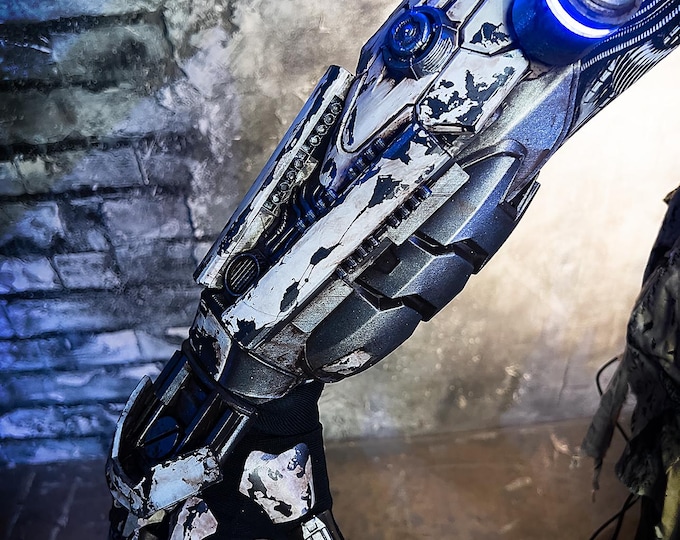 Progenitor V1 Arm Augmentation - Cyberpunk Light up LED Original Design ...