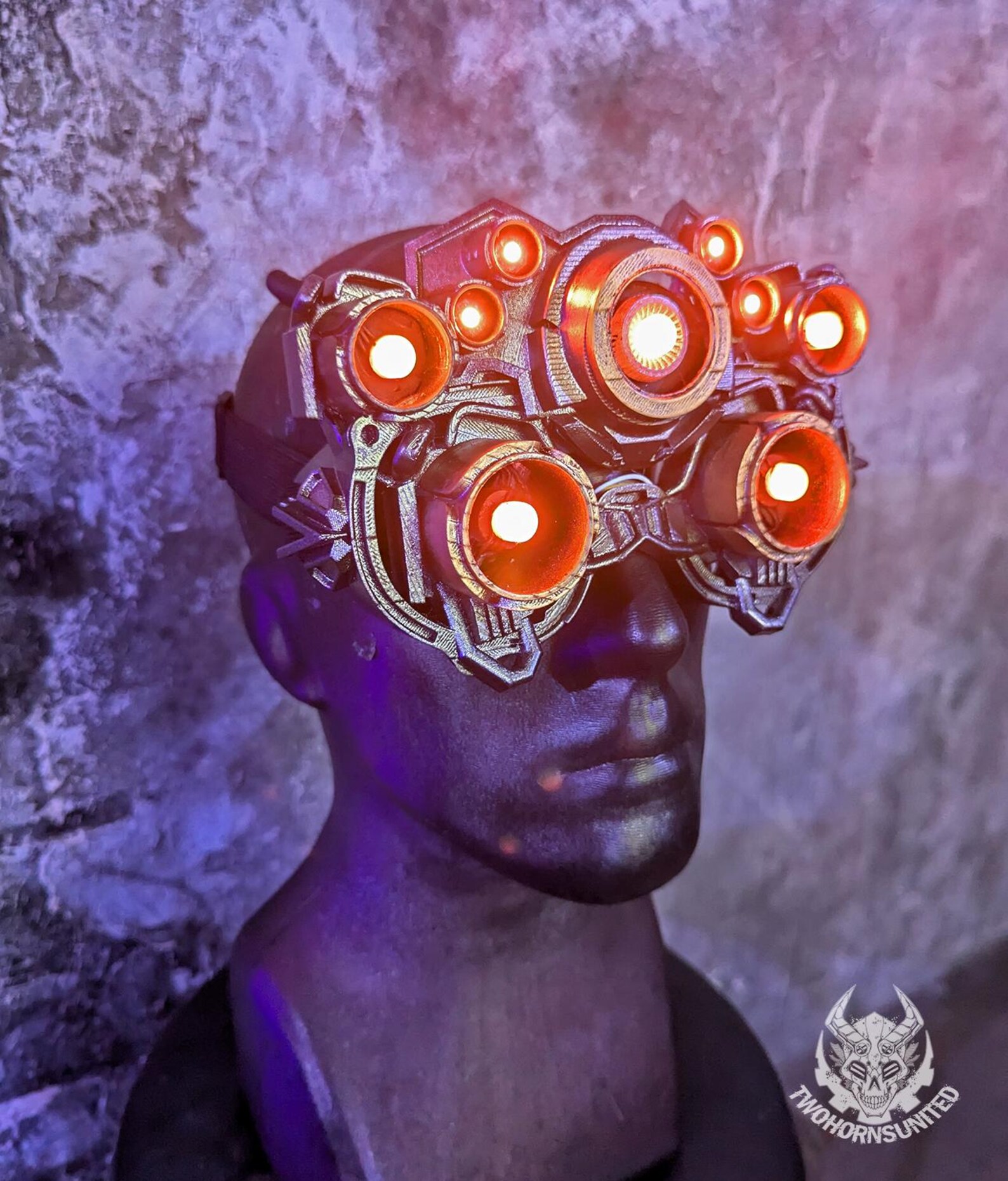 Hivem1nd 2.0 - Cyberpunk Multi-eye ULTRA BRIGHT LED Original Design ...
