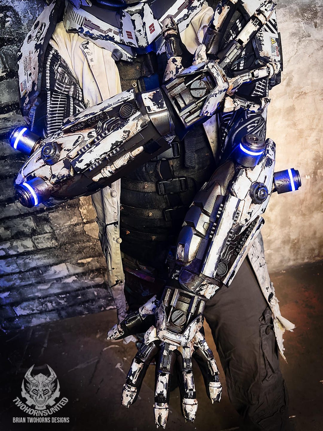 Progenitor V1 Arm Augmentation - Cyberpunk Light up LED Original Design ...