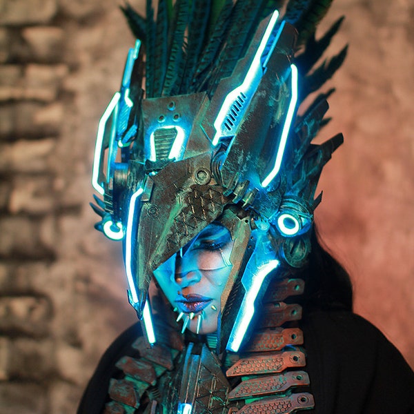 Futuristic Headdress - Etsy