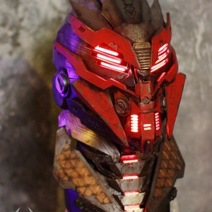 Zenith Alien Helmet Prop Original Design Wearable Art Overhead ...