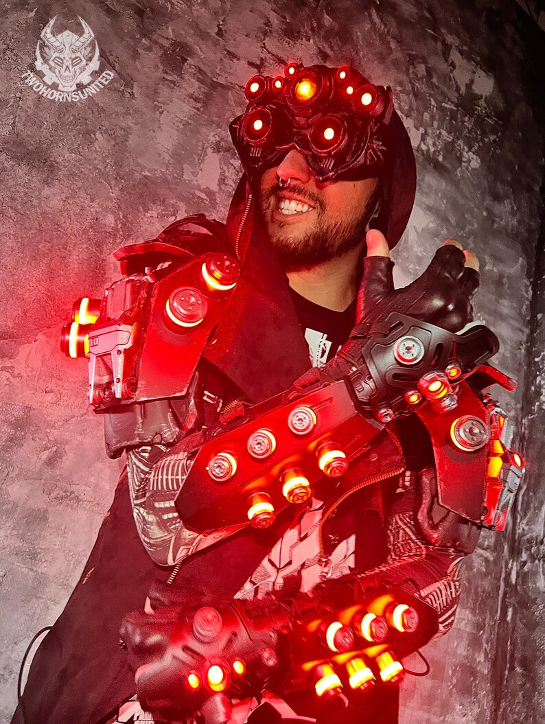 Hivem1nd 2.0 - Cyberpunk Multi-eye ULTRA BRIGHT LED Original Design ...