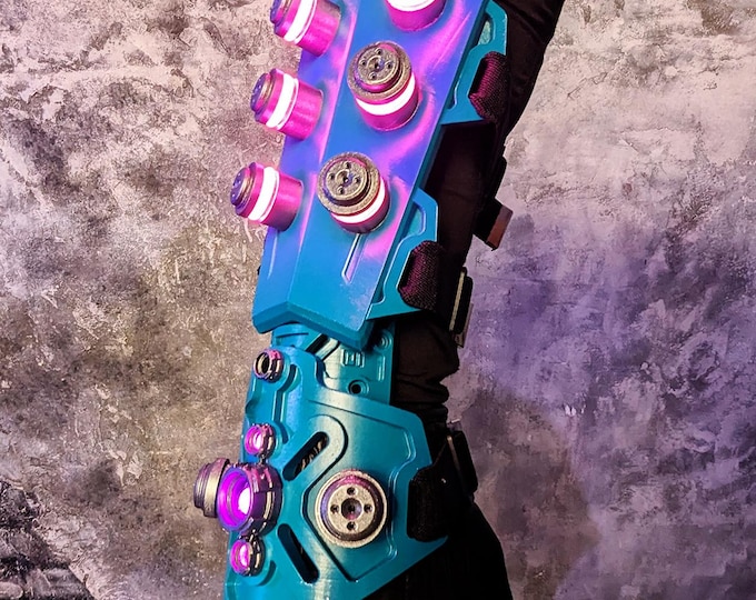 Power Node SINGLE Gauntlet - Cyberpunk Ultra Bright LED Original Design ...