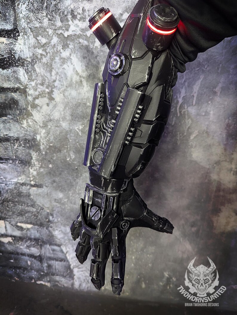 Progenitor V1 Arm Augmentation - Cyberpunk LED Original Design Light up ...