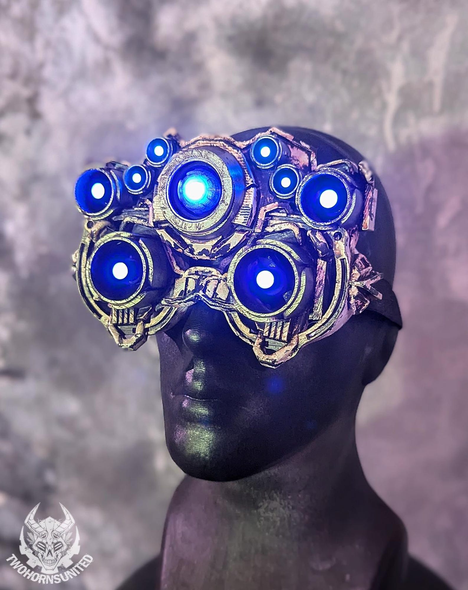 Hivem1nd 2.0 - Cyberpunk Multi-eye ULTRA BRIGHT LED Original Design ...