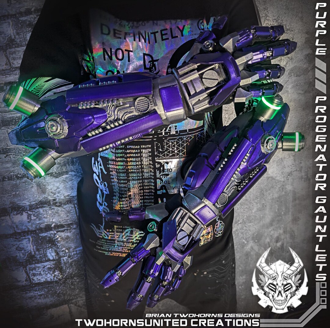 Progenitor Arm Augmentation - Cyberpunk Light up LED Original Design ...