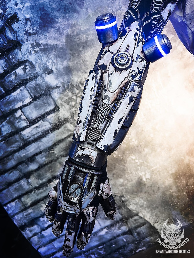 Progenitor V1 Arm Augmentation - Cyberpunk Light up LED Original Design ...