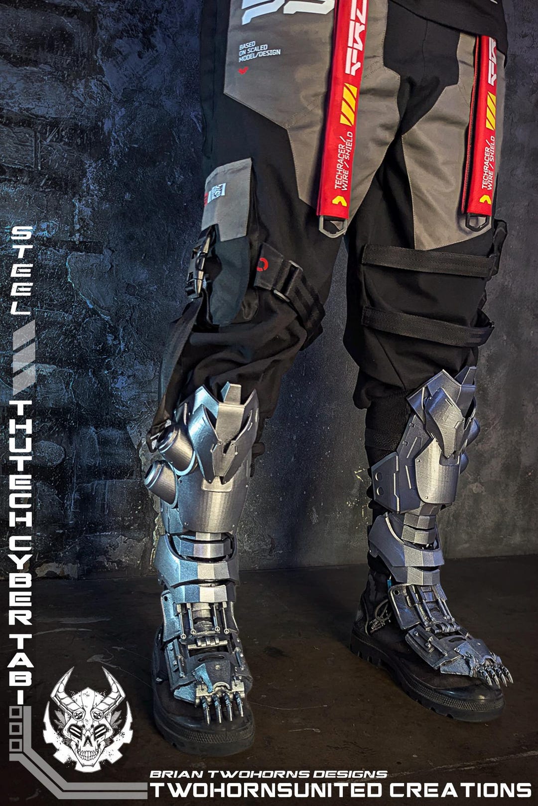 Thutech Cyberpunk Assault Boot Armor and Shin Guards - Original Design ...