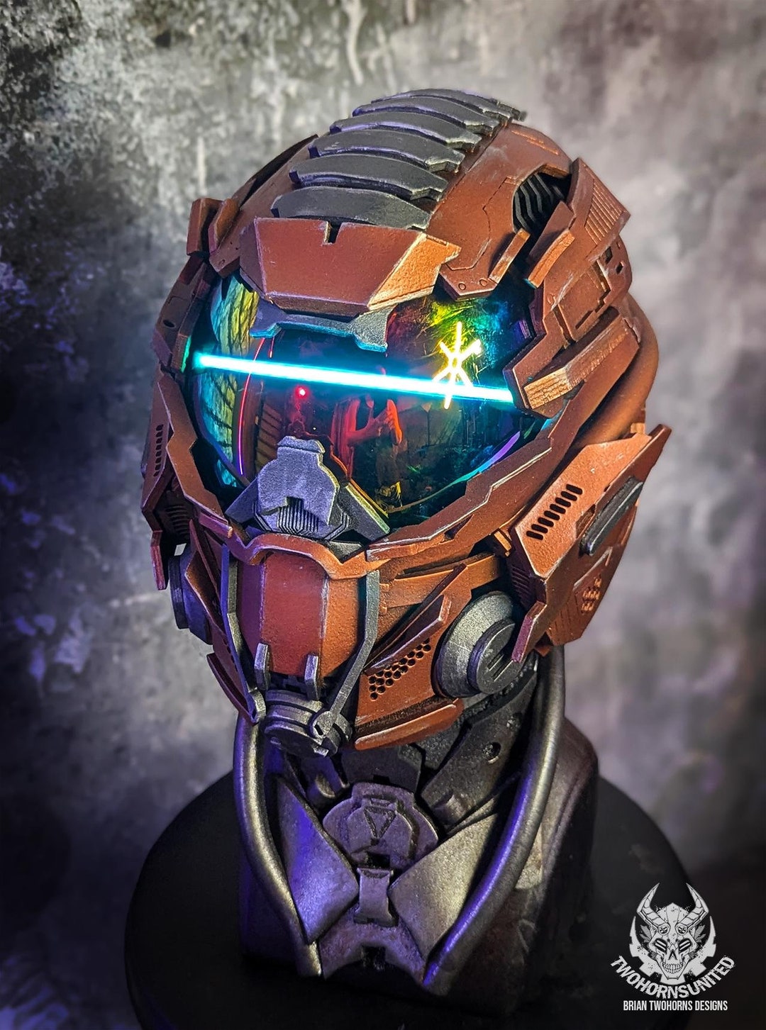 Spacepunk Mecha Helmet Original Design Wearable Art Overhead Astronaut ...
