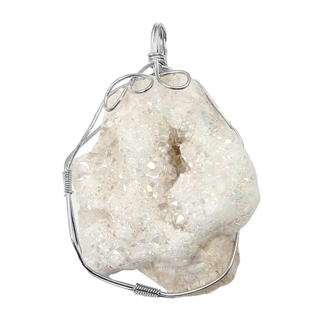 SHIPS FREE Fast-wire Wrapped Natural Stone Pendant,agate Stone Pendant ...