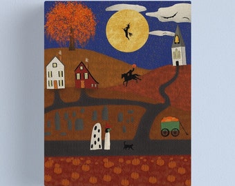 Folk Art Halloween | Etsy
