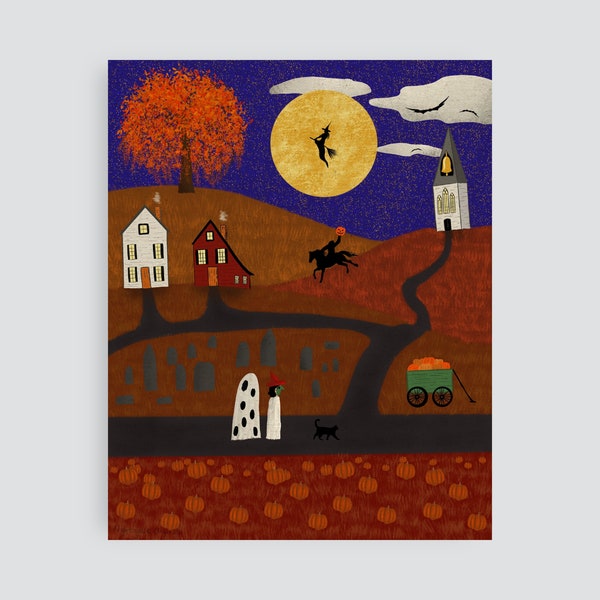 Halloween Folk Art - Etsy
