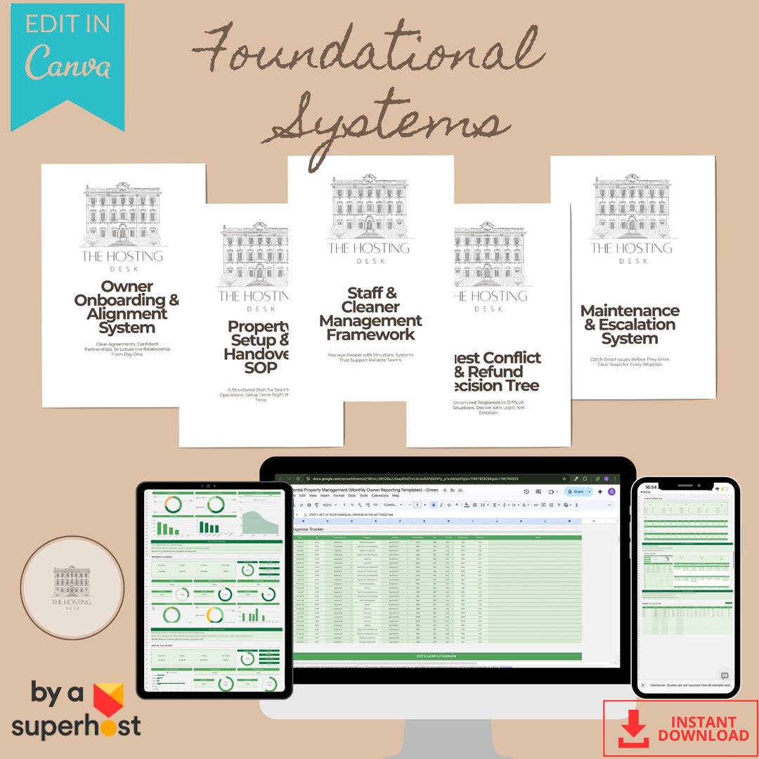 Ultimate Airbnb Host Operating System | All-in-one Hosting Templates ...