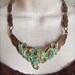 Rusty Iron Necklace Verdigris Patina Rust and Verdigris - Etsy