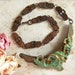 Rusty Iron Necklace Verdigris Patina Rust and Verdigris - Etsy