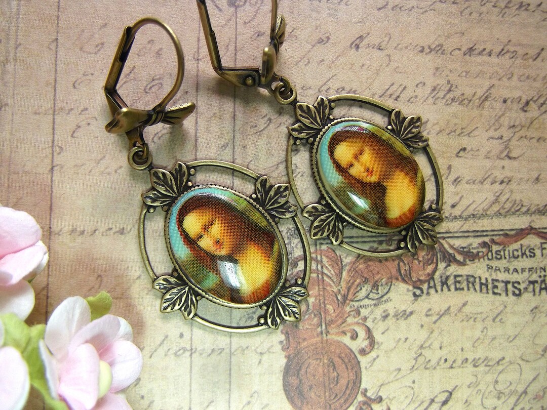 Mona Lisa Drops, Cameo & Fancy Frame, Mona Lisa Cameo, Mockidesigns ...