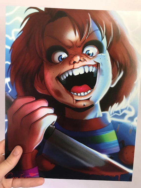 SIGNED 8.5x11 Chucky Print | Etsy