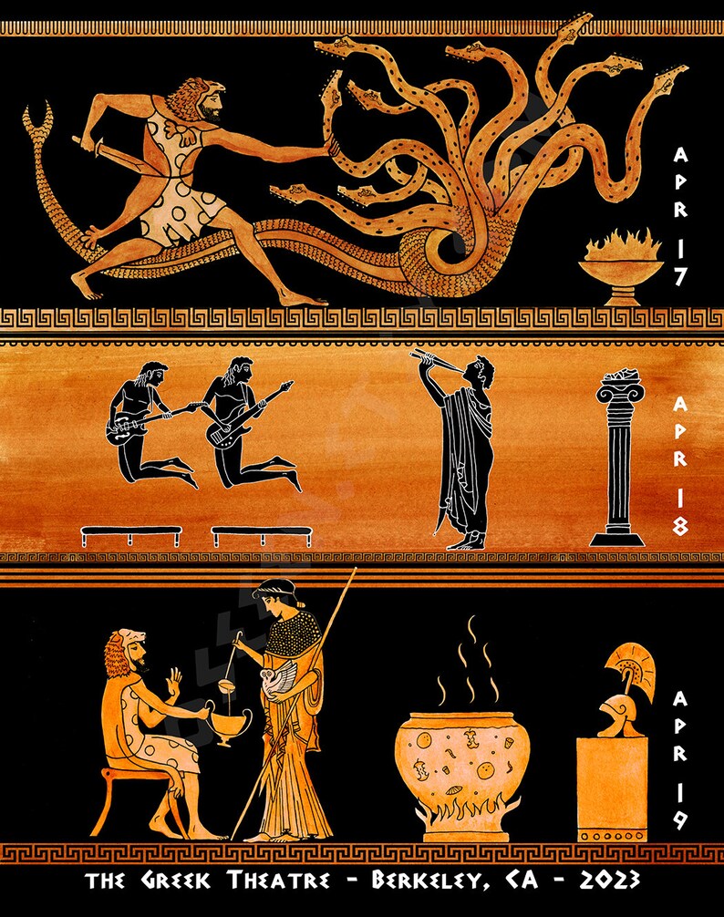 Phish Greek Theatre 2023 Phan Art Print Phish Poster Phish Art - Etsy