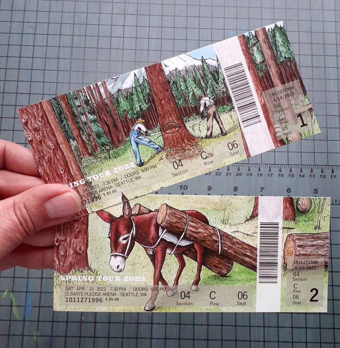 Phish Seattle Spring 2023 Ticket Stub Phan Art Phish Art Phish Print - Etsy