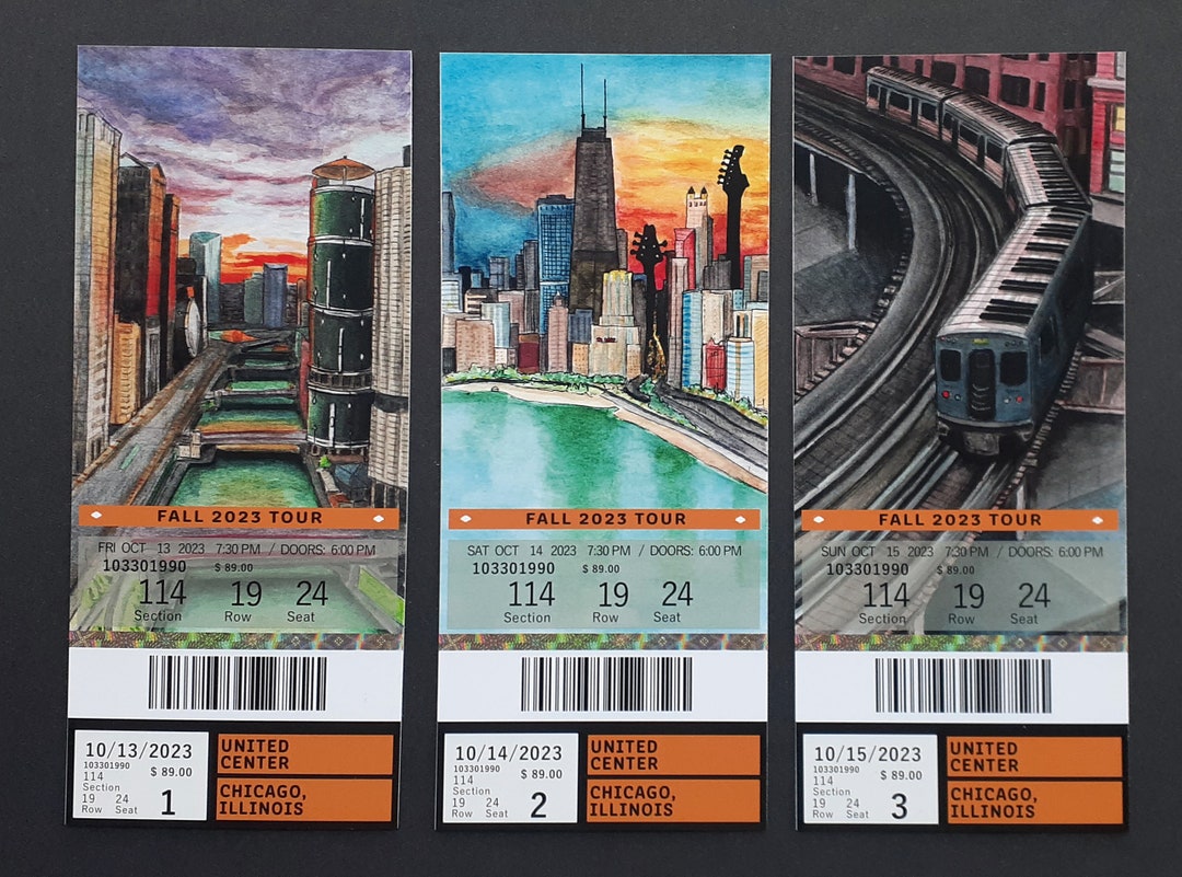 Phish Chicago Fall 2023 Ticket Stub Phan Art Phish Stubs Phish Art - Etsy