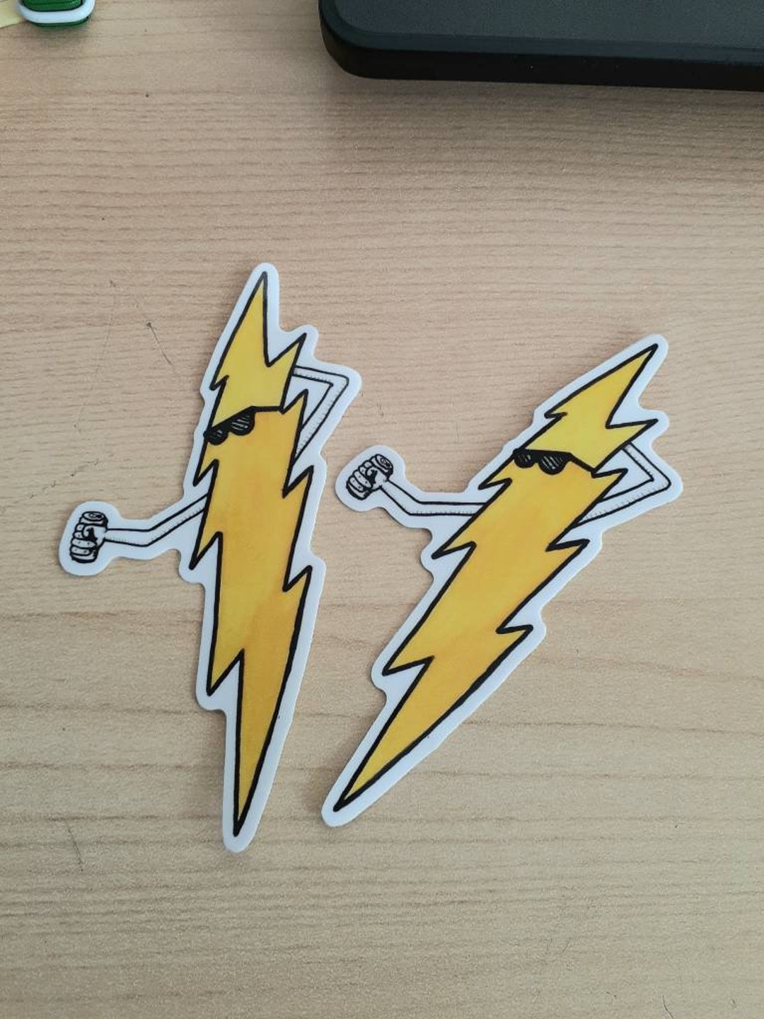 Lazy Lightning Vinyl Sticker 2 Pack Grateful Dead Sticker GD Lightning ...