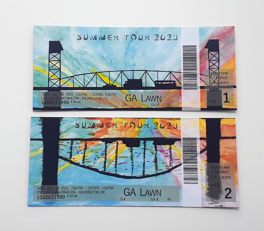 Phish Wilmington 2023 Ticket Stub Phan Art Phish Print Phish Poster - Etsy