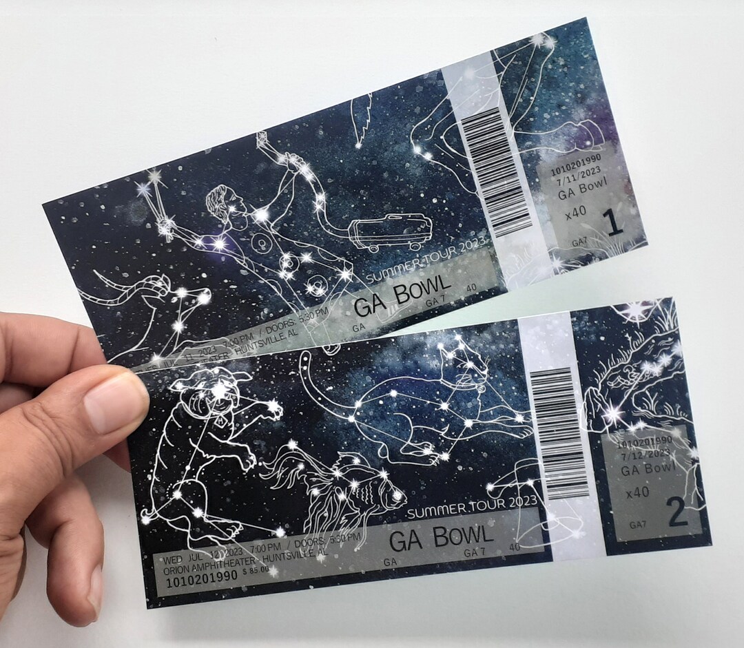 Phish Orion Amphitheater 2023 Ticket Stub Phan Art Phish Art Phish ...