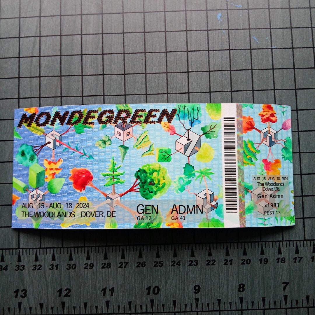 Phish Mondegreen 2024 MAGNET Ticket Stub Phish Art Phanart - Etsy