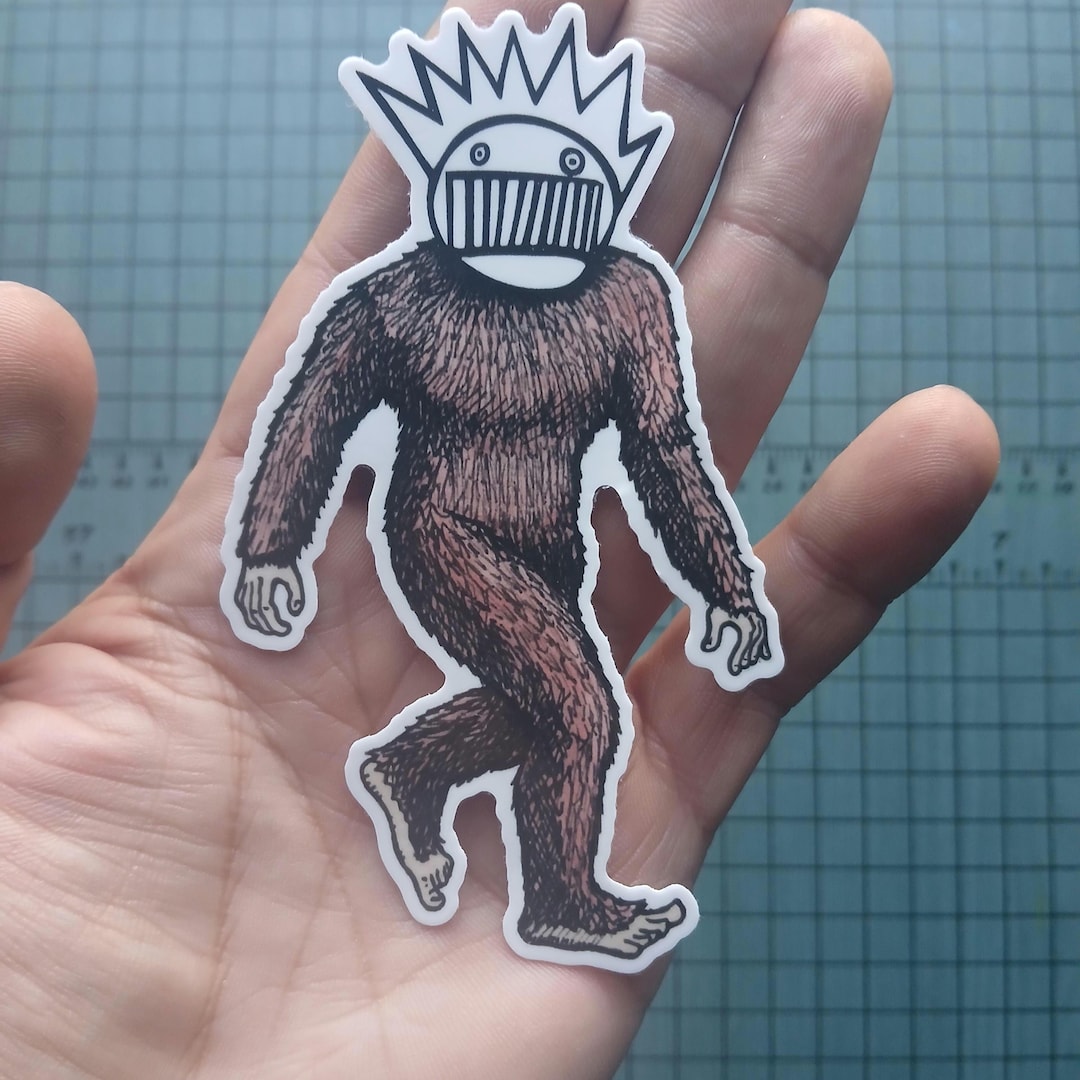 Boogfoot Ween Vinyl Sticker Boognish Bigfoot Sasquatch - Etsy