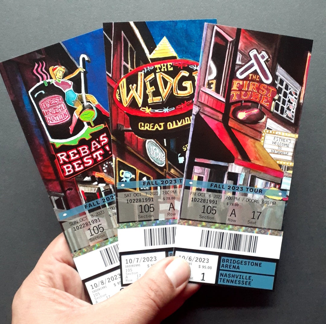 Phish Nashville Fall 2023 Ticket Stub Phan Art Phish Art Phish Stubs - Etsy