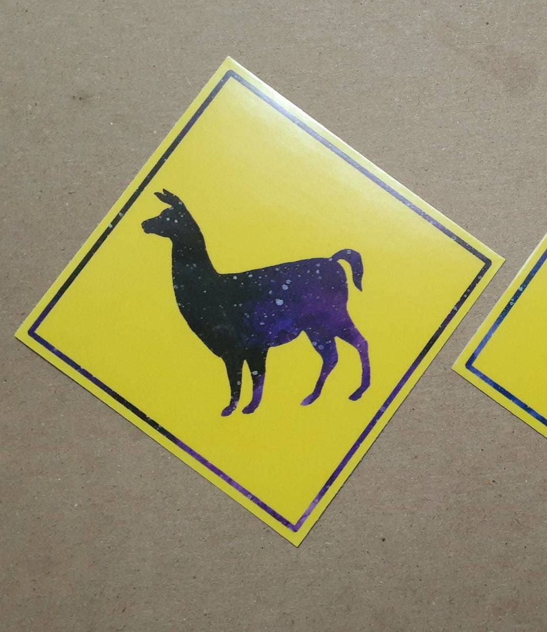 Phish Space Llama Crossing Vinyl Sticker - Etsy