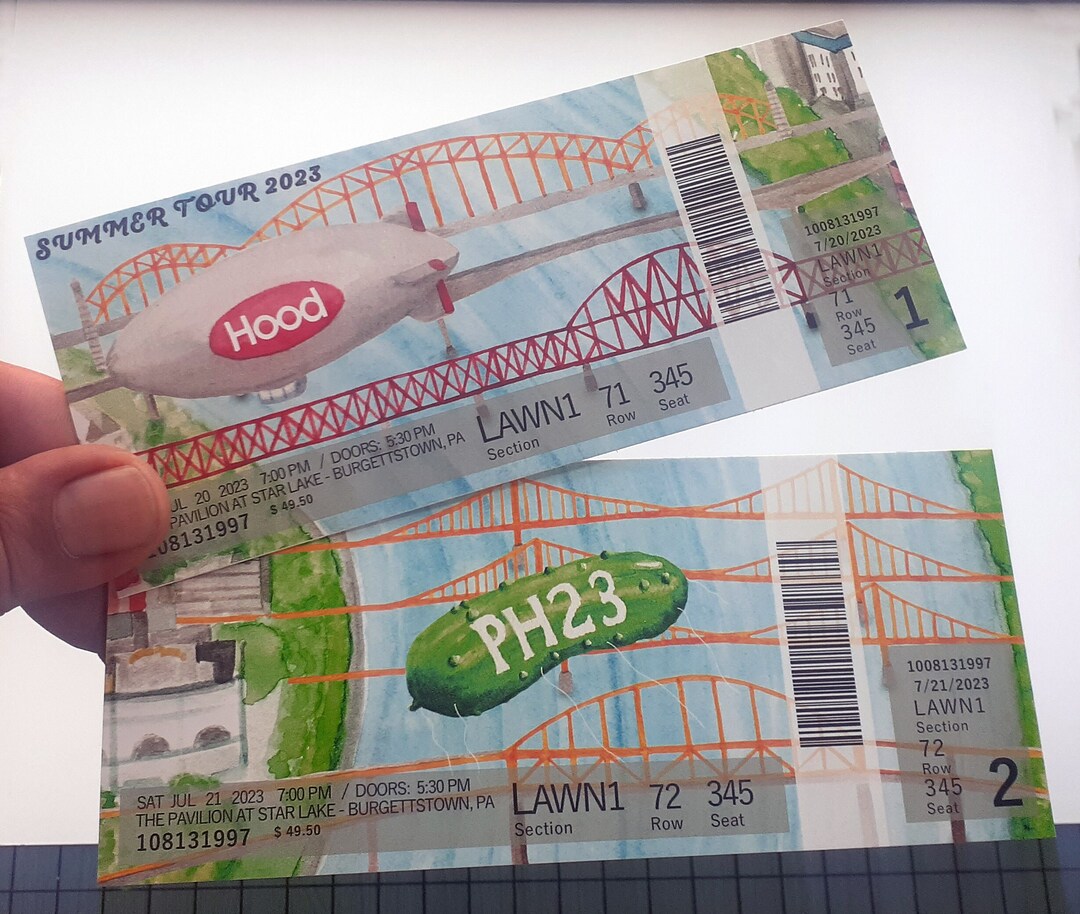 Phish Burgettstown 2023 Ticket Stub Phan Art Phish Stubs Phish Art - Etsy